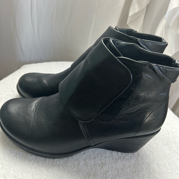 Dansko | Shoes | Dansko Wedge Booties With Velcro Closure | Poshmark